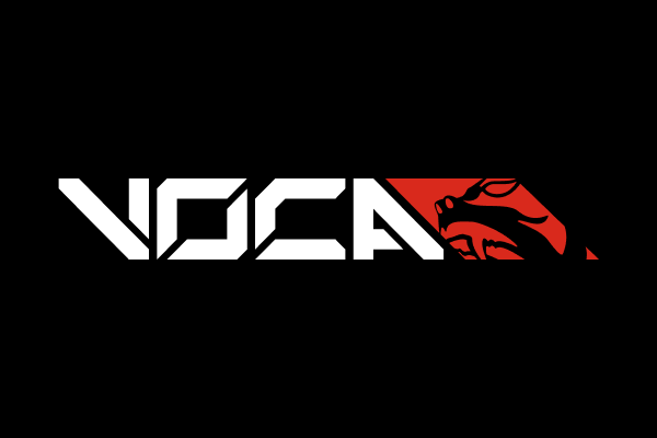 Voca Racing Logo Touchpad Voca 250 Mm, Zwart